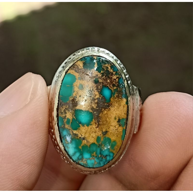 Jual Batu pirus persia urat emas hijau gradasi | Shopee Indonesia