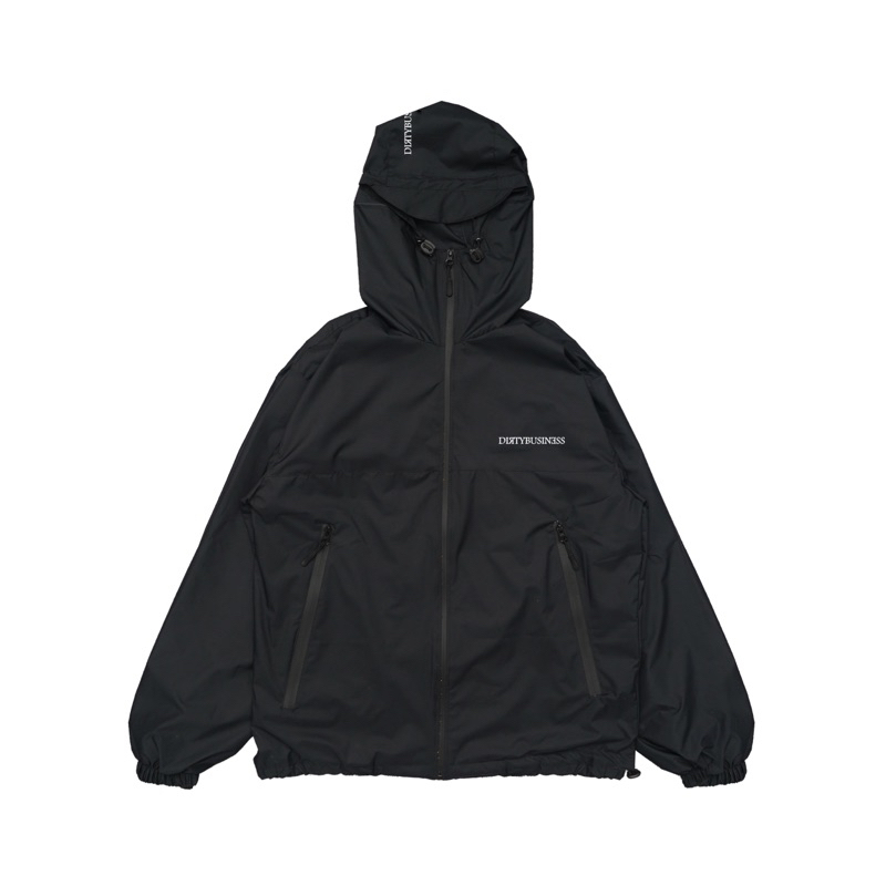 Jual DIRTY BUSINESS WATERPROOF ANORAK JACKET GRAVIL BLACK | Shopee ...
