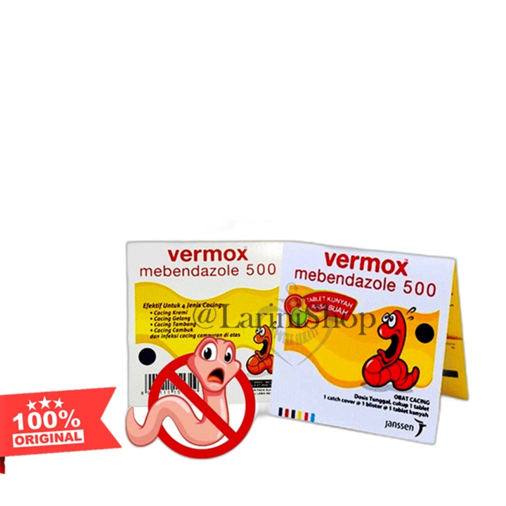 Jual VERMOX TABLET 500 MG (HARGA PER STRIP) | Shopee Indonesia