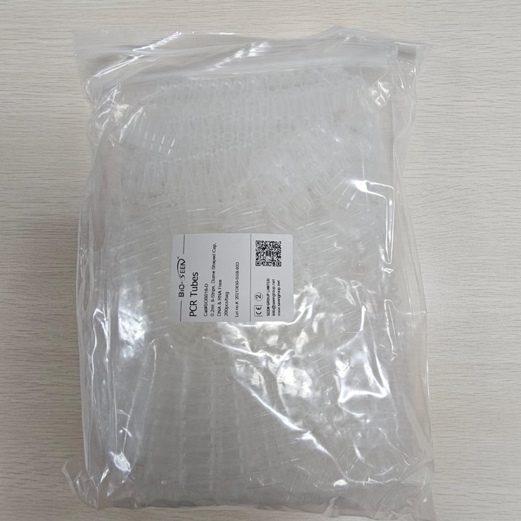 Jual 8-Strip PCR Tubes 0,2ml Clear Dome Shaped Cap Bioseen 200 Pieces | Shopee Indonesia