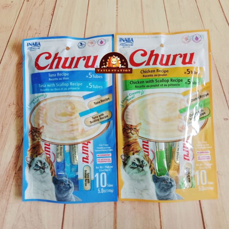 Jual Inaba Churu Creamy Cat Treat 10 Tubes x 14gr Snack Kucing Liquid ...