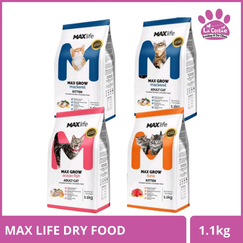 Jual MAXLIFE Cat Dry Food Kemasan 1.1Kg - Maxlife Makakan Kering Anak ...