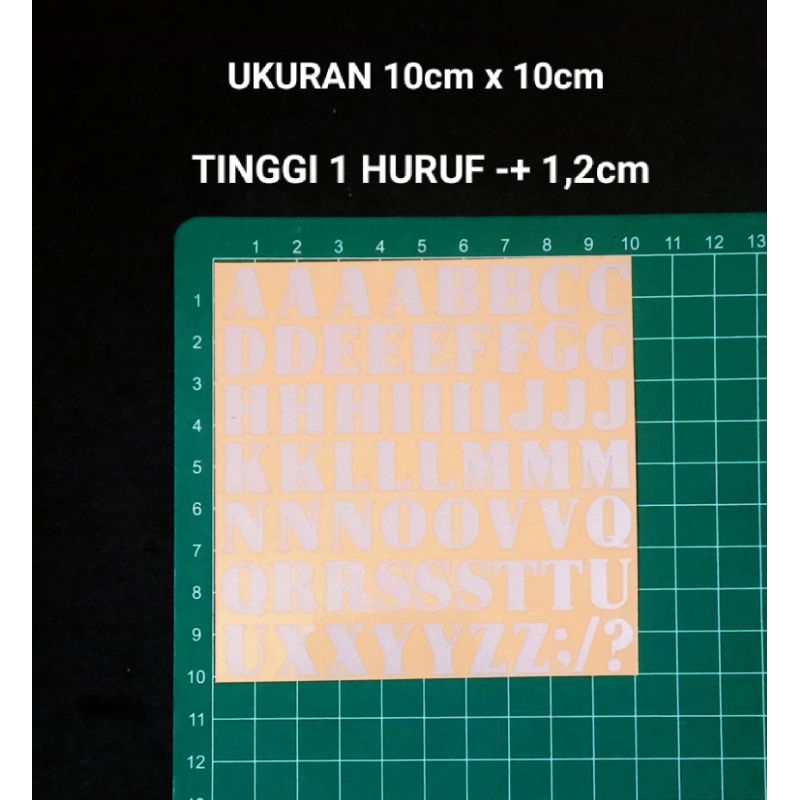 Jual STICKER HURUF STICKER ABJAD CUTTING | Shopee Indonesia
