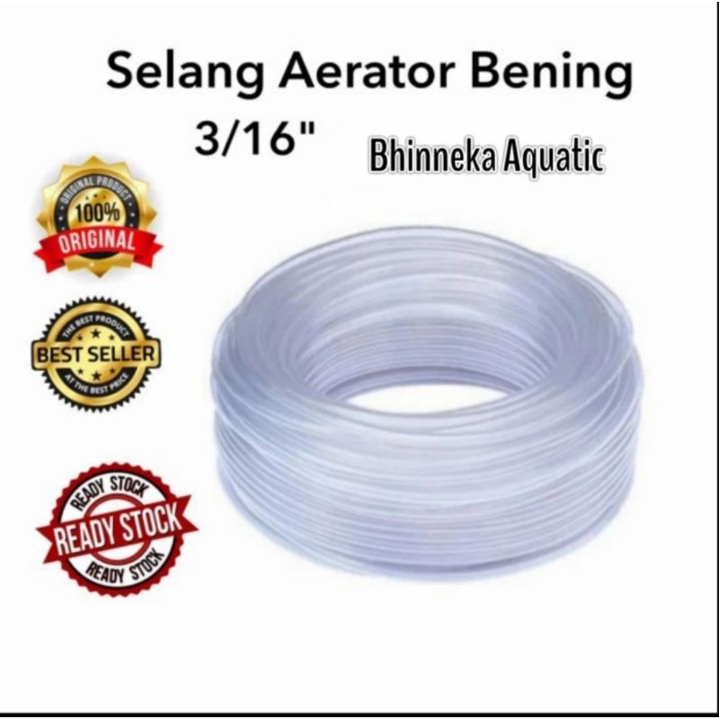 Jual Selang Oksigen Bening Aerator Clear Gelembung Udara Aquarium 3 ...