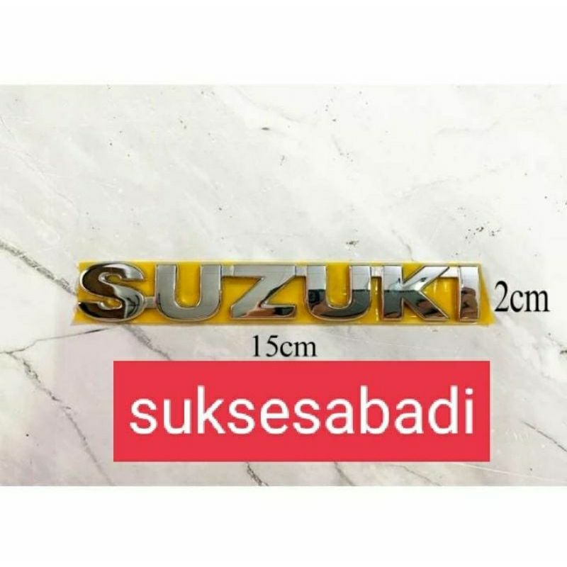 Jual logo emblem tulisan suzuki | Shopee Indonesia
