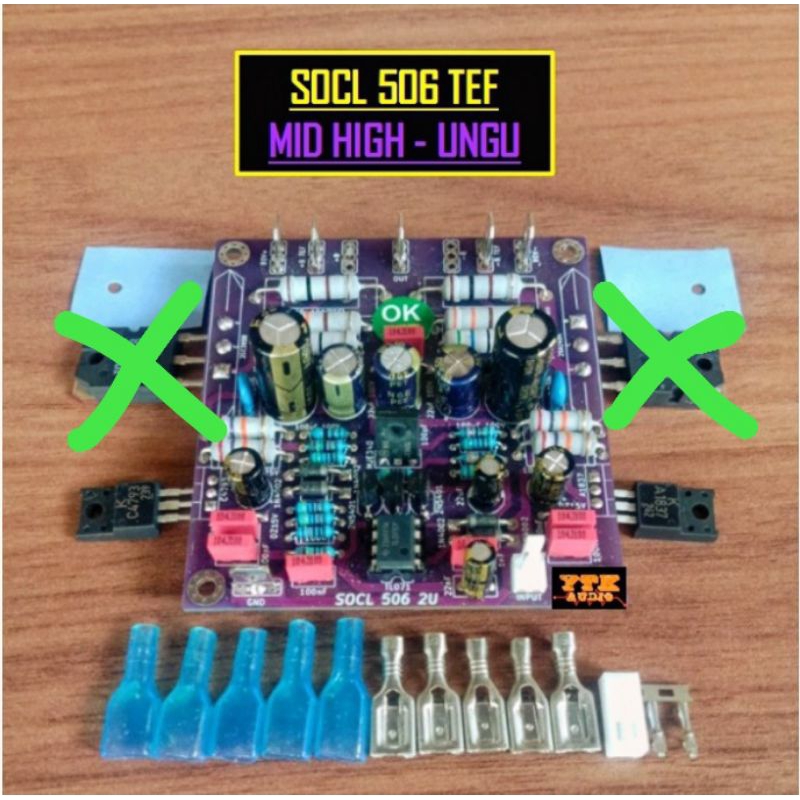 Jual Sekarang Populer KIT Driver Power Amplifier SOCL 506 TEF | Shopee ...