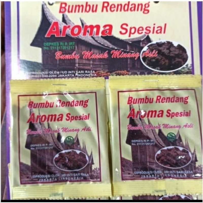 Jual Bumbu aroma spesial (SACHET) rendang dan gulai | Shopee Indonesia