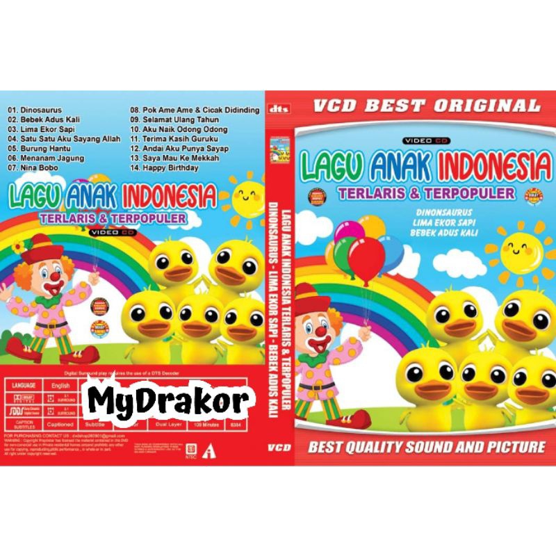 Jual kaset video Lagu Anak Anak Indonesia Terlaris & Terpopuler Lima Ekor Sapi | Shopee Indonesia