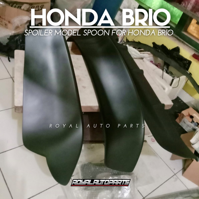 Jual SPOILER HONDA BRIO GEN1 DAN GEN2 SPOON STYLE V2 DAN DELETE SPOILER ...
