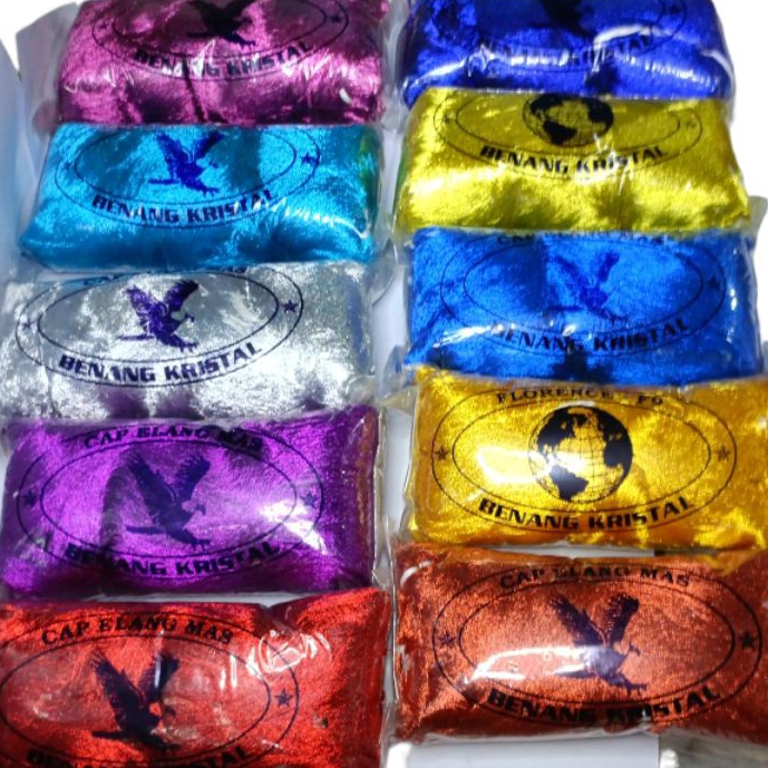 Jual BENANG KRISTAL - BENANG TENUN - BENANG SONGKET (PILIH WARNA ...