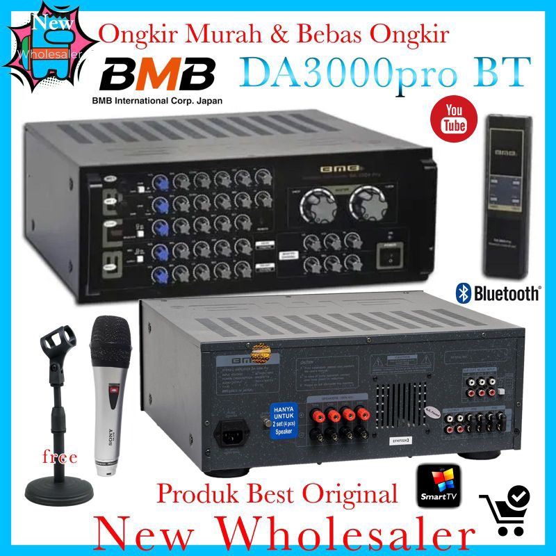 Jual power Amplifier BMB Da3000Pro Original DA 3000 Pro Bt bluetooth ...
