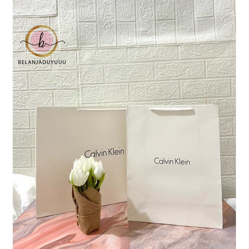 Jual Paper Bag Calvin Klein ( Ready Stock Jakarta ) | Shopee Indonesia