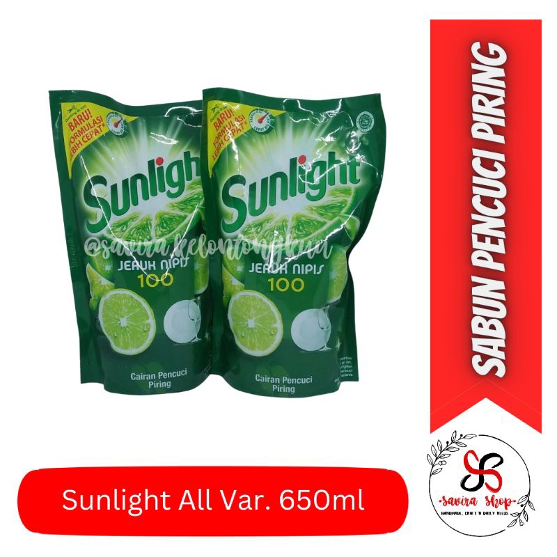 Jual Sunlight 650ml Refill All Varian | Shopee Indonesia