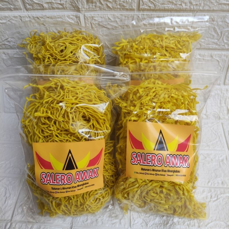 Jual SALERO AWAK oleh makanan mie kuning pipih bulat kering pical gado ...