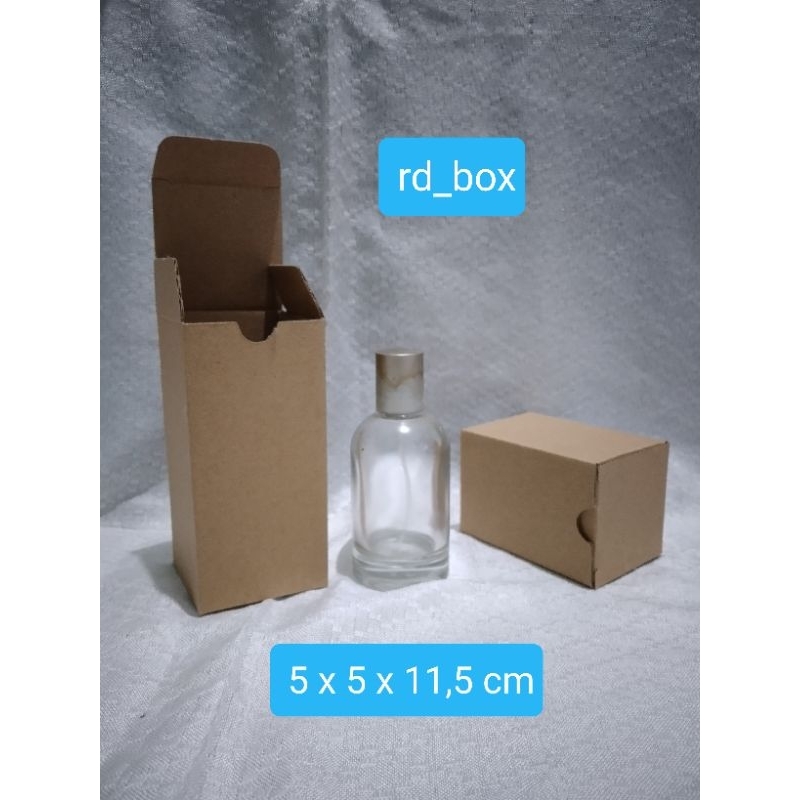 Jual kardus/box/kotak uk 5x5x11,5 cm kardus parfum,box souvenir,kotak ...