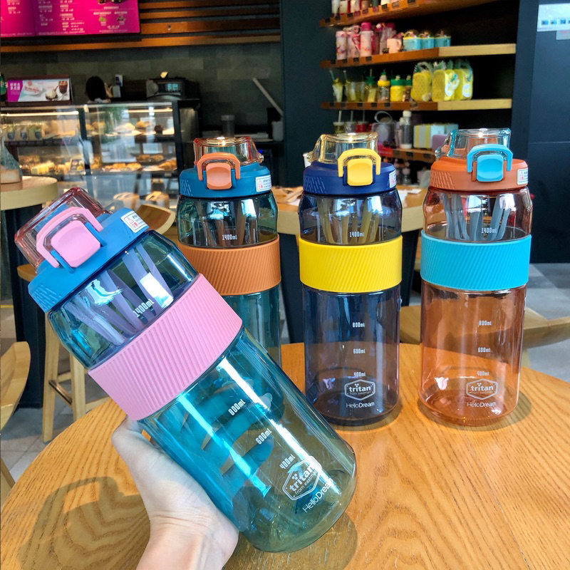 Jual Botol Minum Jumbo Tritan 1,6L | Botol Olahraga Hello Dream ...