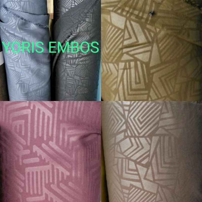 Jual KAIN YORIS EMBOS HARGA SETENGAH METER | Shopee Indonesia