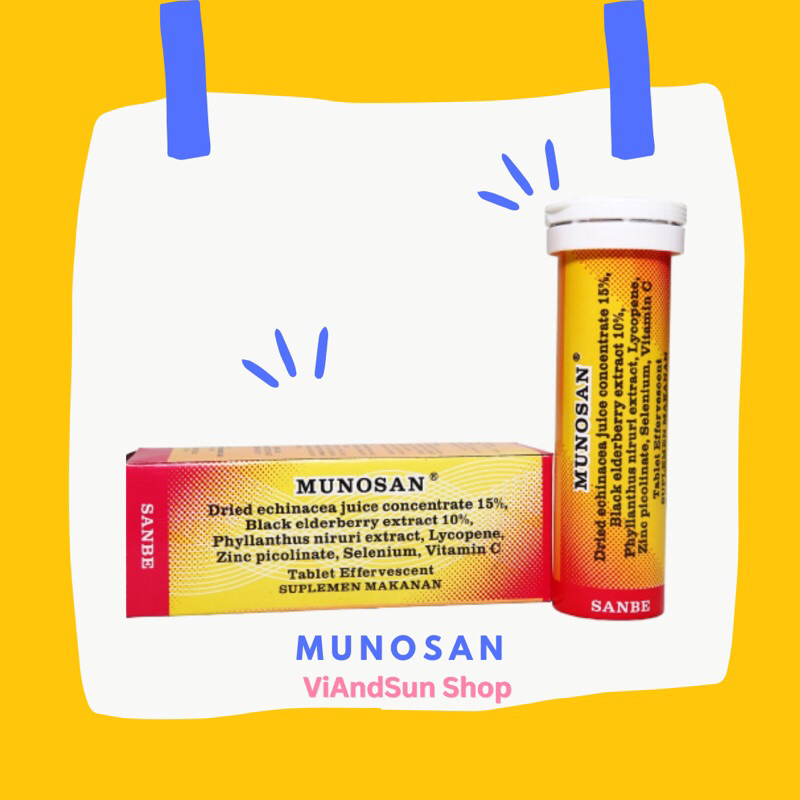 Jual MUNOSAN EFF Isi 10 - Memelihara Daya Tahan Tubuh | Shopee Indonesia