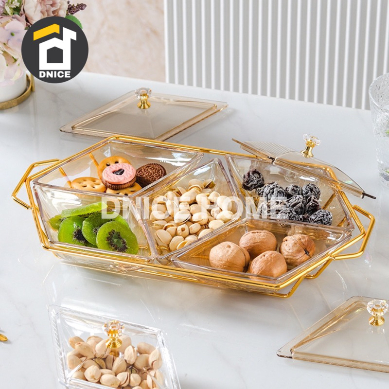 Jual Amber Snack Tray / Fruit Tray / Tempat Saji Snack Cemilan Pajangan ...