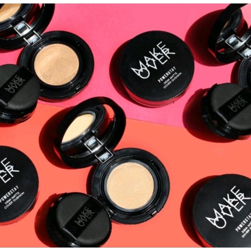 Jual [NEW SHADE] MAKE OVER Powerstay Demi-Matte Cover Cushion(15gr ...