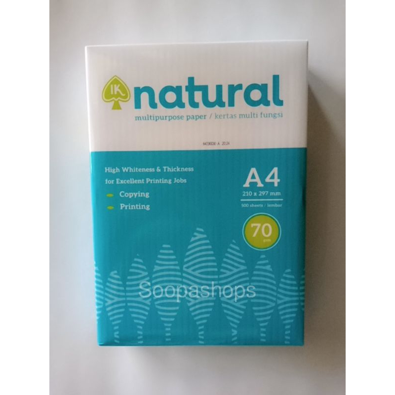 Jual Kertas HVS A4 Natural 70 Gram | Shopee Indonesia