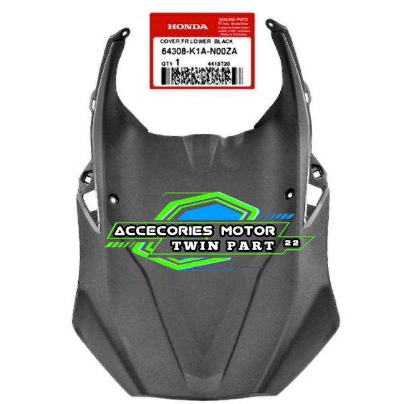 Jual 64308-K1A-N00ZA Cover Fr Lower Dek Paru Lumpur Honda All New Beat ...