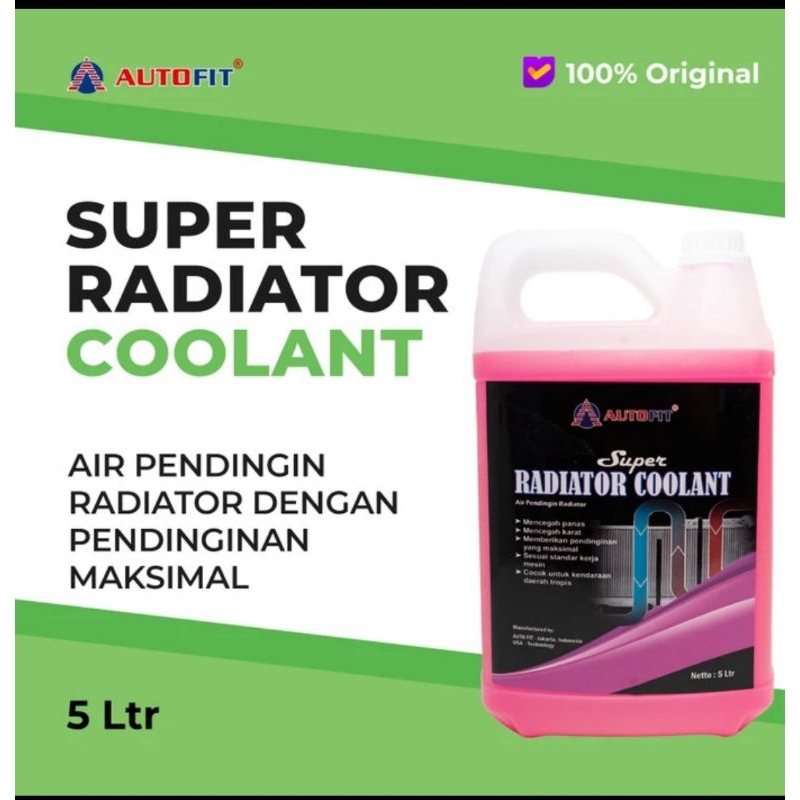 Jual AIR RADIATOR COOLANT MERAH DAN HIJAU UNTUK SEGALA MERK MOBIL ISI 5 ...