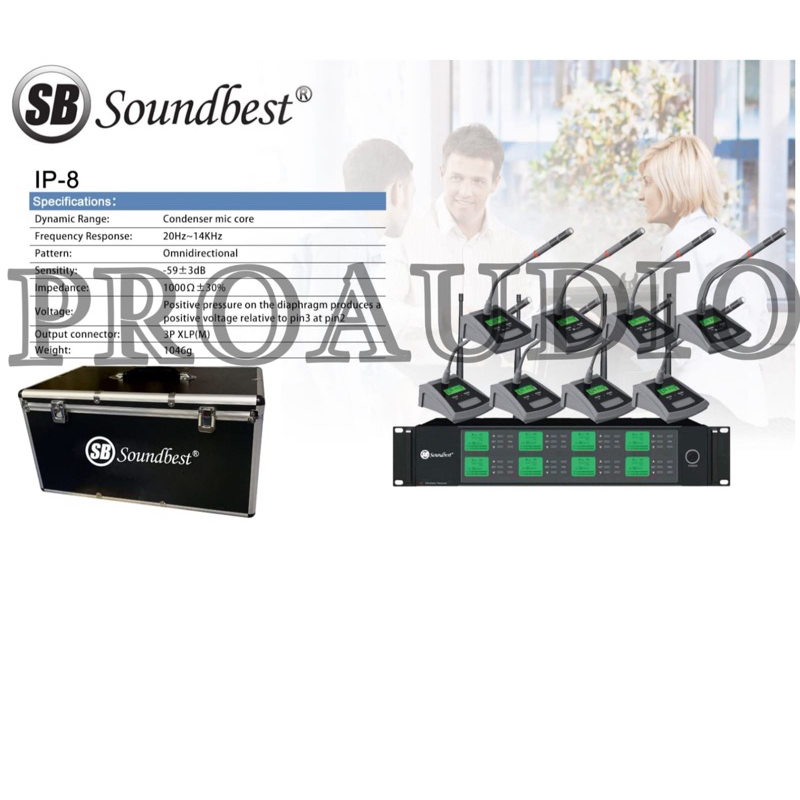 Jual MICROPHONE PODIUM / CONFERENCE SOUNDBEST IP8 IP 8 IP-8 ( 8BH MIC ...