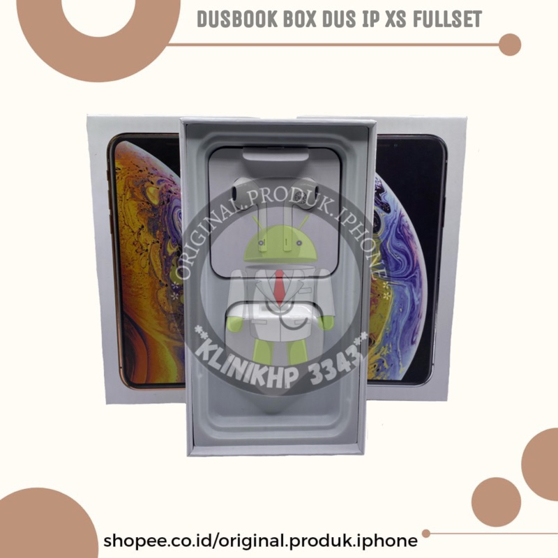 Jual Dusbook Box Dus Ip Xs Acc Grade Aaa Fullset | Shopee Indonesia