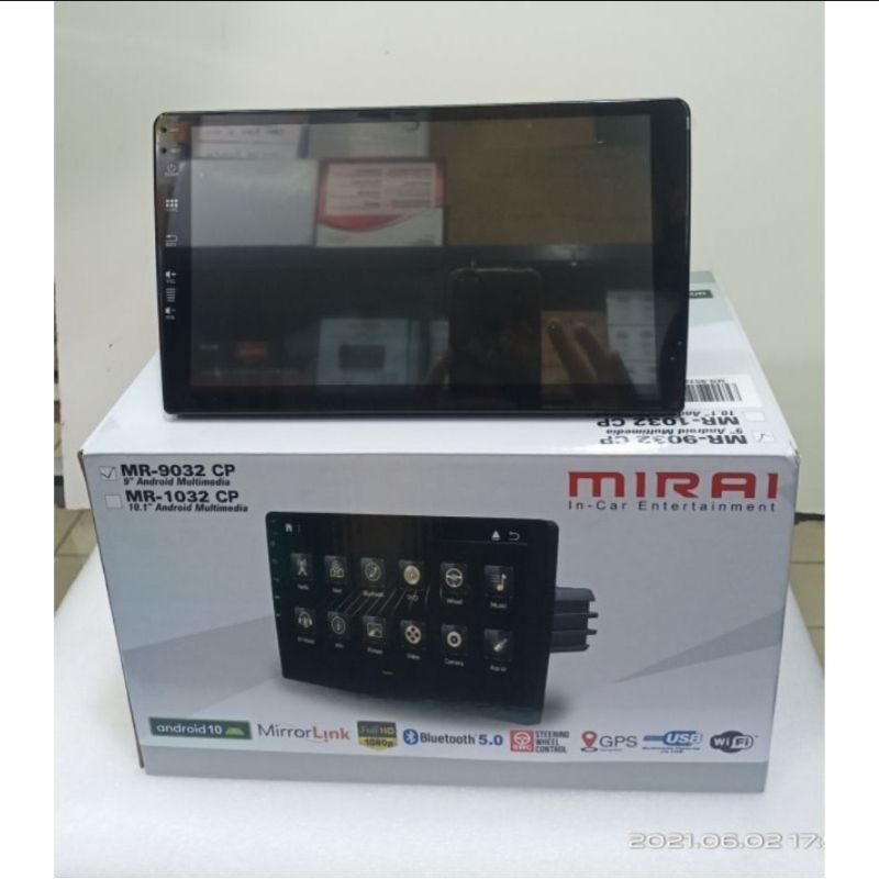 Jual MIRAI MR-9032CP MR-9032 CP Android 9" Head Unit Double din Tape android mobil + camera ...