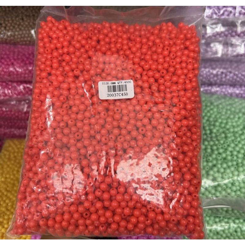 Jual ( 1 pon ) Bahan Manik Mote Susu Ukuran 6mm dan 8mm Kerajinan Tangan DIY | Shopee Indonesia