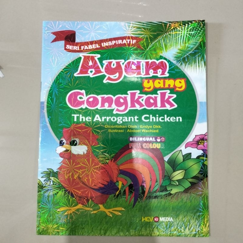 Jual BUKU FABEL CERITA ANAK DAN DONGENG BINATANG BILINGUAL ANAK BERUANG ...