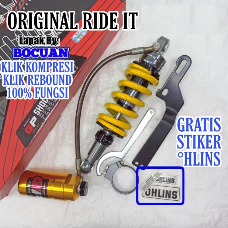 Jual monoshock ride it gp 103 satria fu 150 tabung pisah f150 shock mono f fi injeksi | Shopee ...