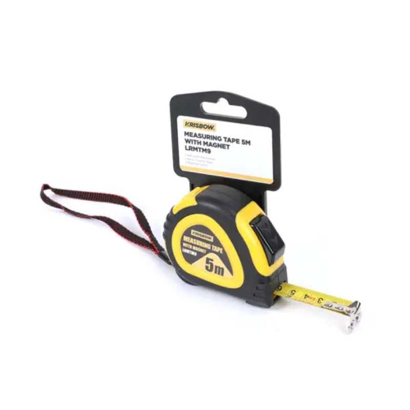 Jual meteran dengan magnet 5 mtr krisbow , measuring tape w/ magnet ...