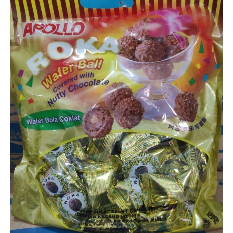 Jual APOLLO ROKA BISKUIT COKLAT Isi 50pcs | Shopee Indonesia