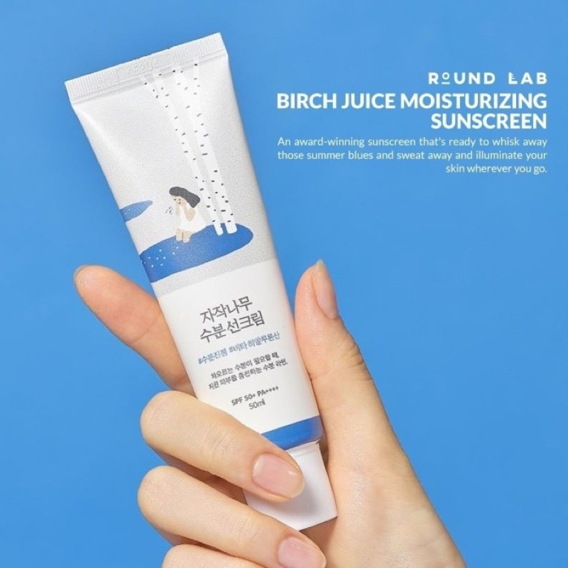 Jual ROUND LAB - Birch Juice Moisturizing Sunscreen SPF 50+ PA ...