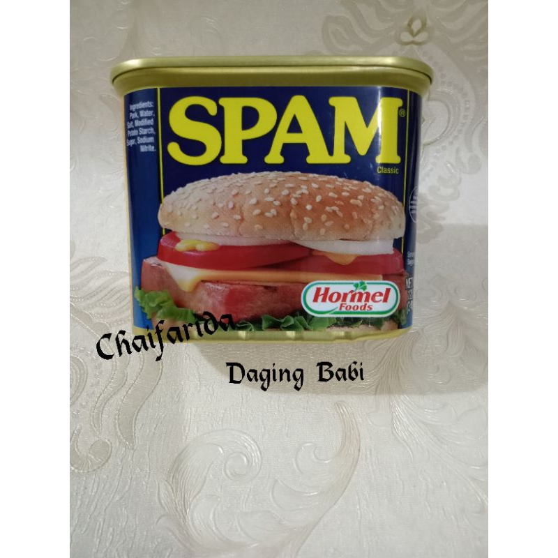 Jual Spam Hormel Foods Original Daging Babi Isi 340gram | Shopee Indonesia