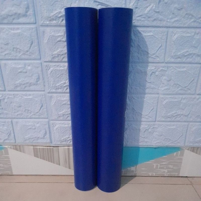 Jual sticker skotlet warna biru tua doff | Shopee Indonesia