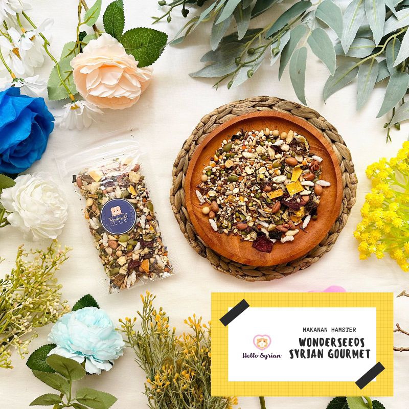 Jual Makanan Hamster Wonderseeds - Syrian Gourmet 100 gram | Shopee ...