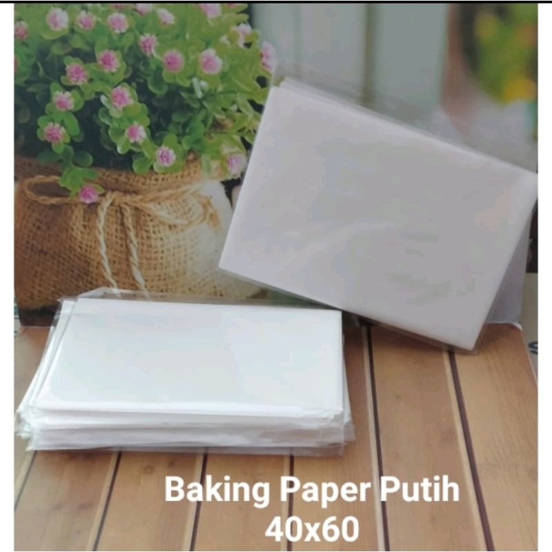 Jual Kertas Roti Baking Paper Putih 40X60 Cm | Shopee Indonesia