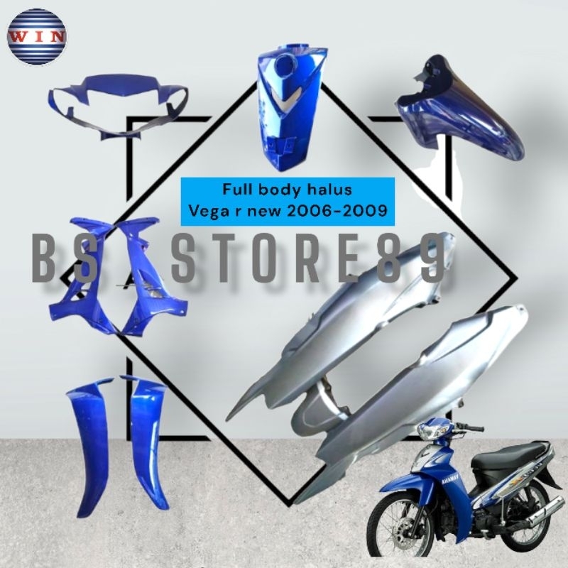 Jual FULL BODY HALUS YAMAHA VEGA R NEW 2006 2007 2008 2009 HITAM MERAH ...