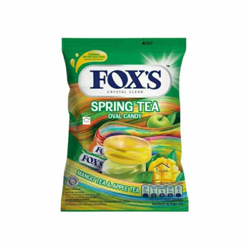 Jual Permen fox's fruits oval candy ( 125gr ) permen rasa lemon dan ...
