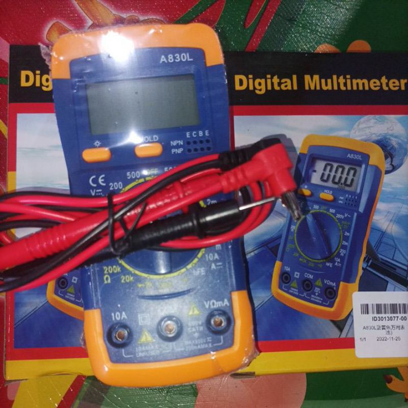 Jual DIGITAL multitester avometer avo digital A830L | Shopee Indonesia