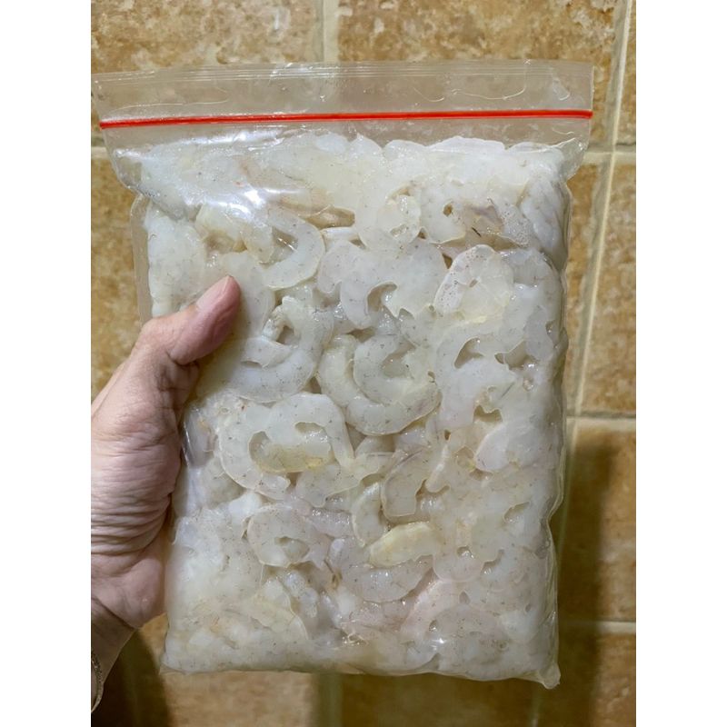 Jual UDANG PUTIH LAUT KUPAS Mentah 500 Gr Segar Beku Shrimp Frozen Food ...
