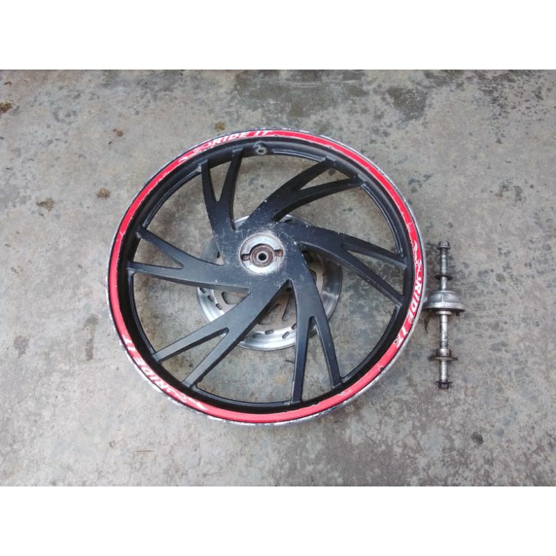 Jual Velg Depan Suzuki Skywave Ring 16 Set As Piringan dan Gear Box ...