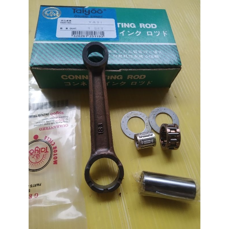 Jual conrod connecting rod stang seher seker piston Yamaha yasi yasy rx 125 twin harga 1 set 1 ...