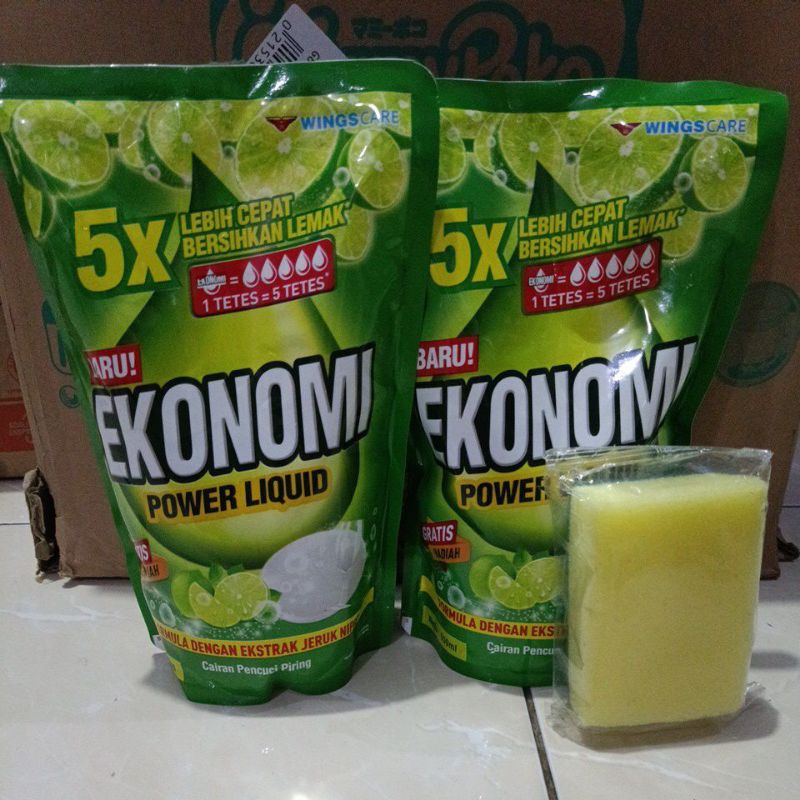 Jual Ekonomi power liquid jeruk nipis 650ml free busa | Shopee Indonesia