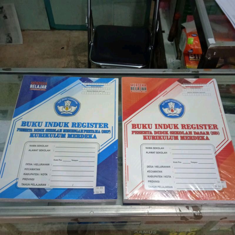 Jual Buku Induk Register Peserta Didik SD, SMP & SMA Kurikulum Merdeka ...