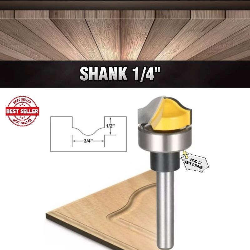 Jual Mata profil panel pintu Ogee Groove Router Bit 1/4" - 1/2" Shank ...