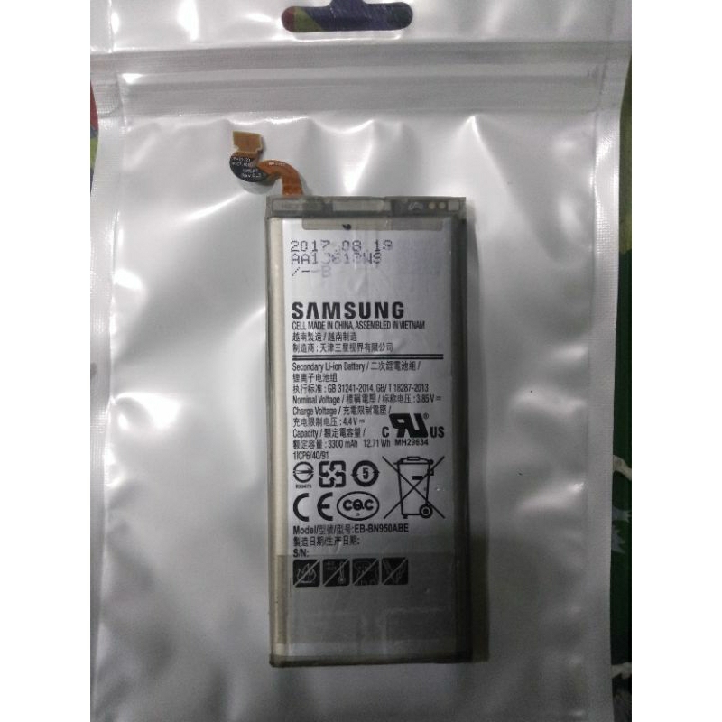 Jual BATERAI SAMSUNG EB-BN950ABE )GALAXY NOTE 8 ORI CELL SAMSUNG ...